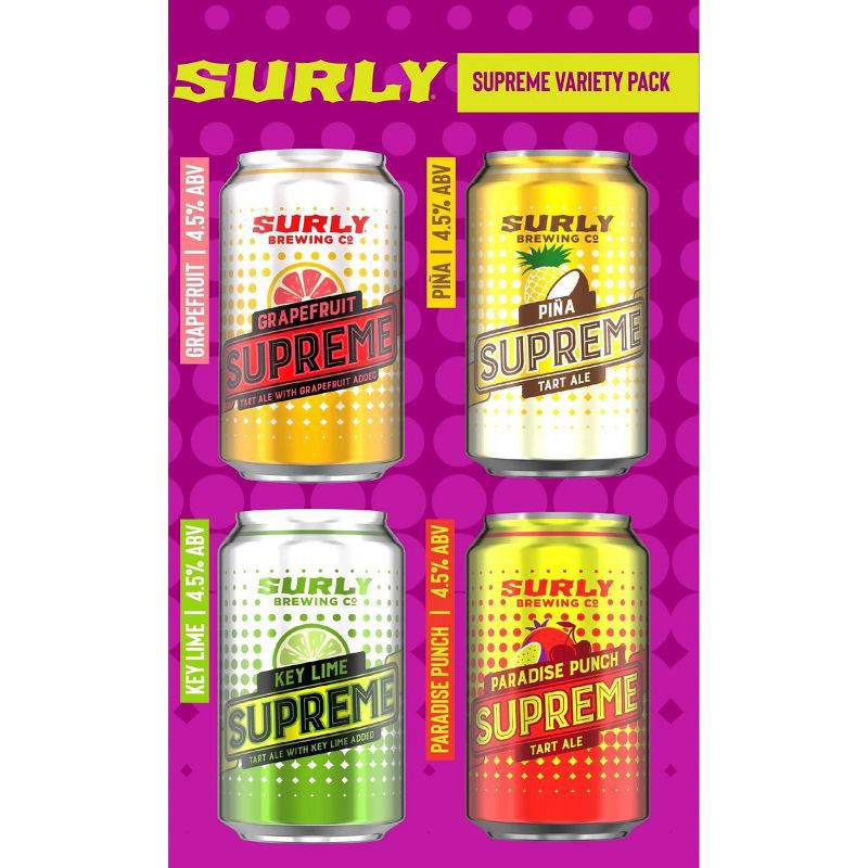 Surly Brewing Co. Brewing Supreme Variety Pack - 12pk/12 fl oz Cans 1 ...