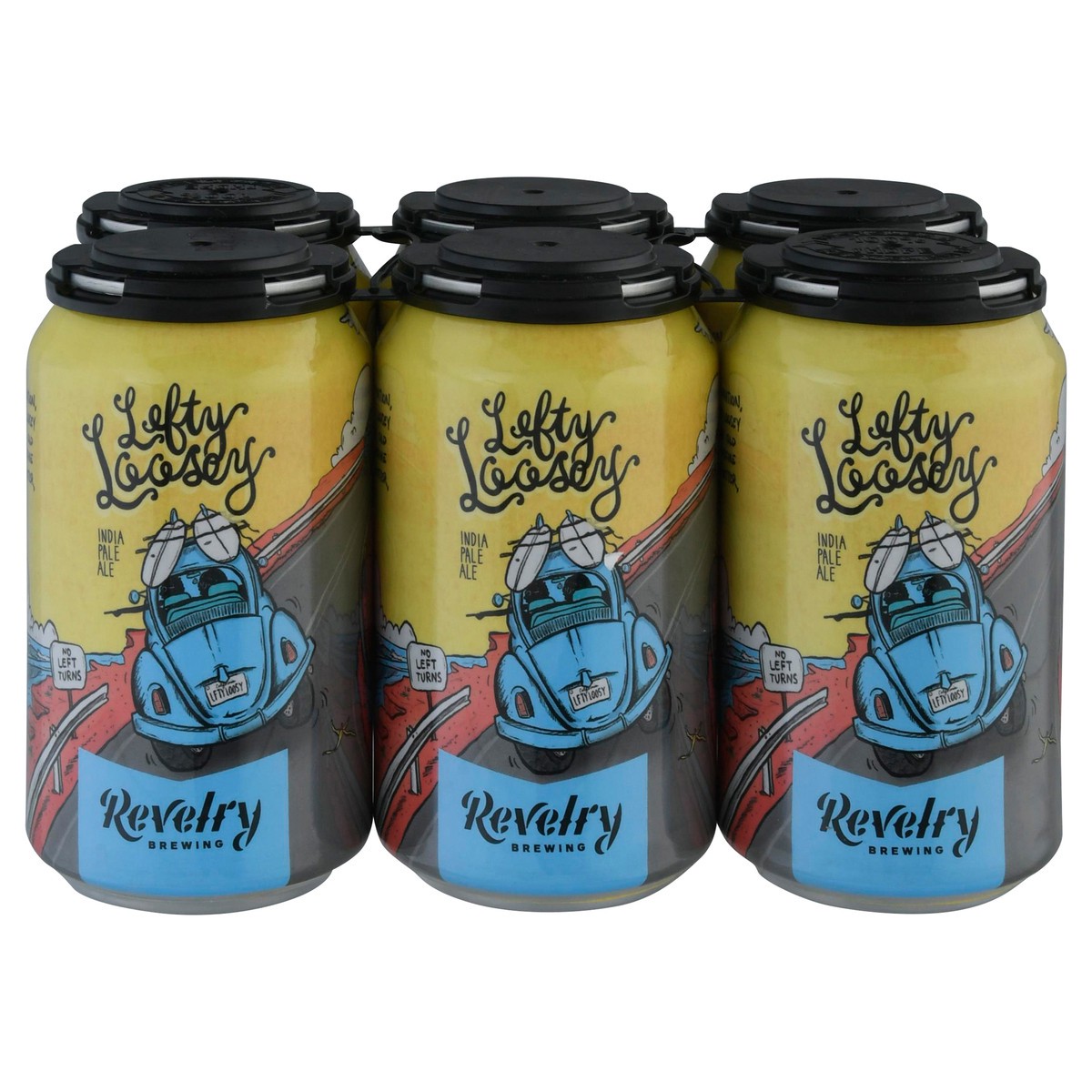 Revelry Brewing India Pale Ale Lefty Loosey Beer 6 - 6 fl oz Cans 6 ct ...