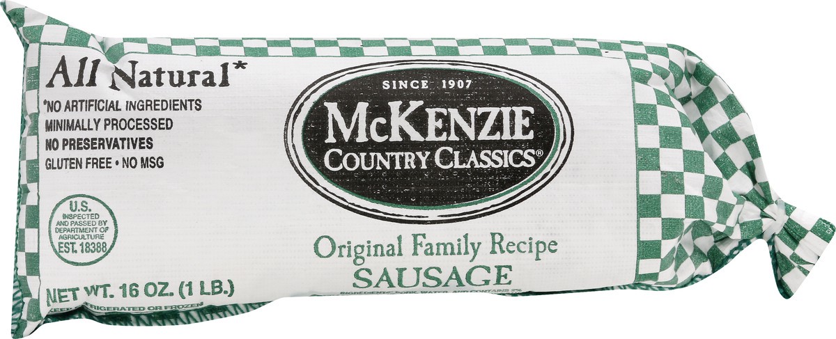 McKenzie Country Classics Original Family Recipe Sausage 16 oz 16 oz ...