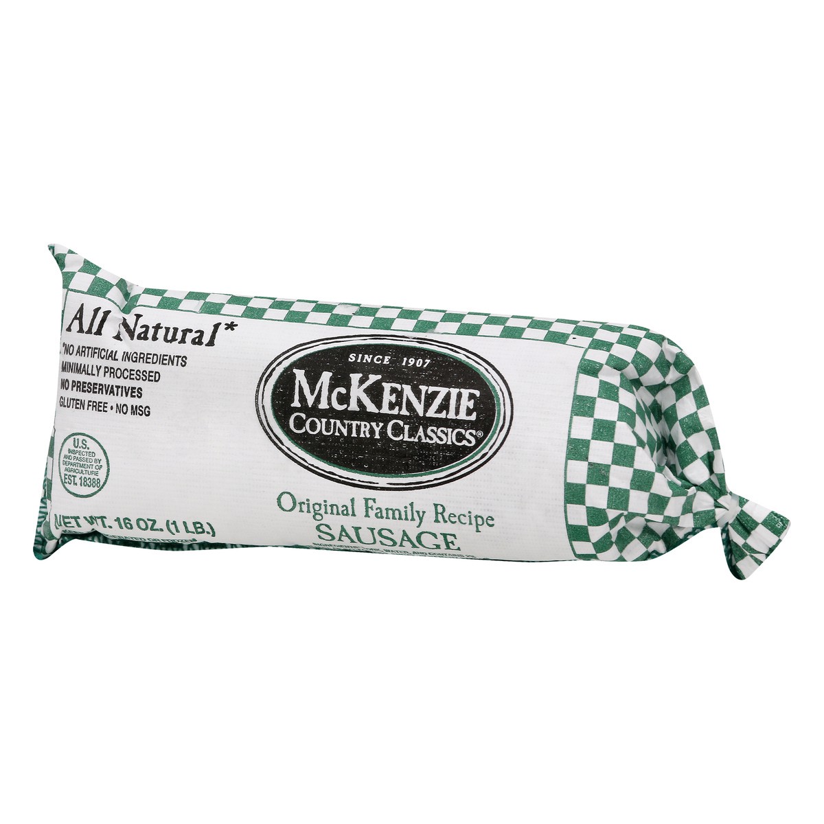 McKenzie Country Classics Original Family Recipe Sausage 16 oz 16 oz ...