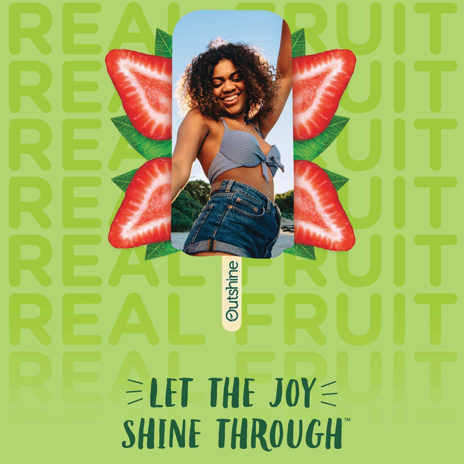 Outshine Strawberry, Lime, And Raspberry Frozen Fruit Bars Variety Pack ...