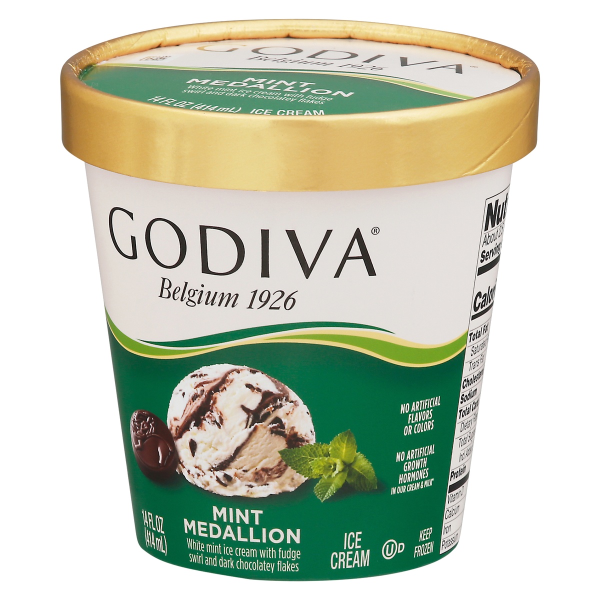 Godiva Mint Medallion Ice Cream 14 fl oz 14 fl oz | Shipt