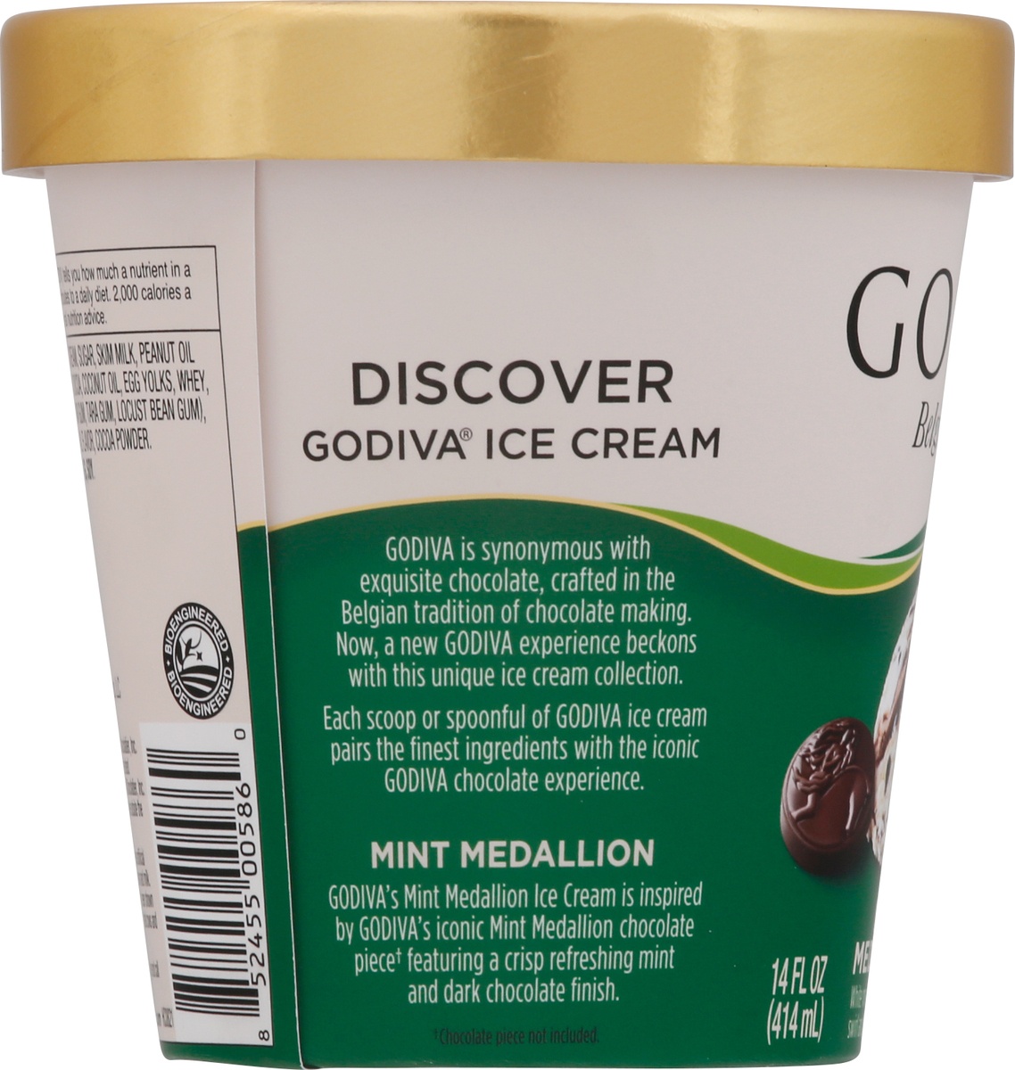 Godiva Mint Medallion Ice Cream 14 fl oz 14 fl oz | Shipt