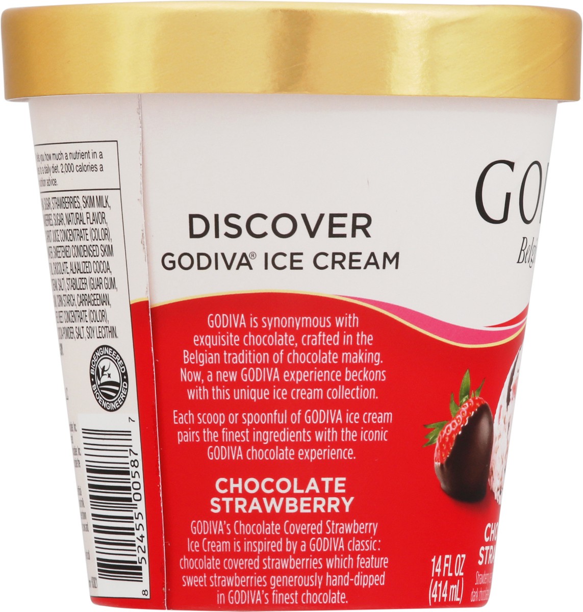 Godiva Chocolate Strawberry Ice Cream 14 fl oz 14 fl oz | Shipt