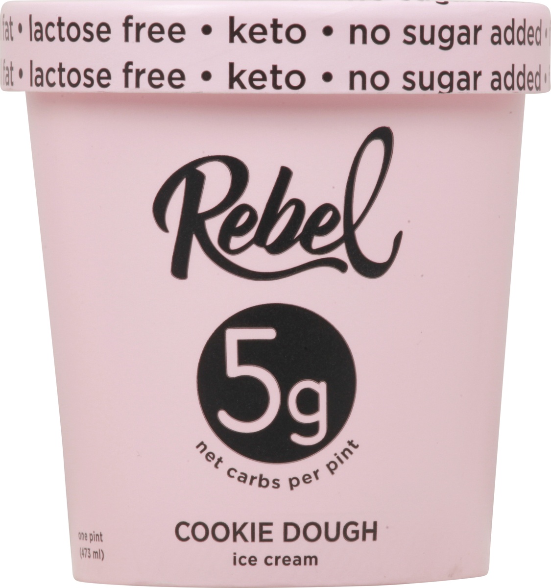 Rebel Creamery Cookie Dough Ice Cream 16 fl oz | Shipt