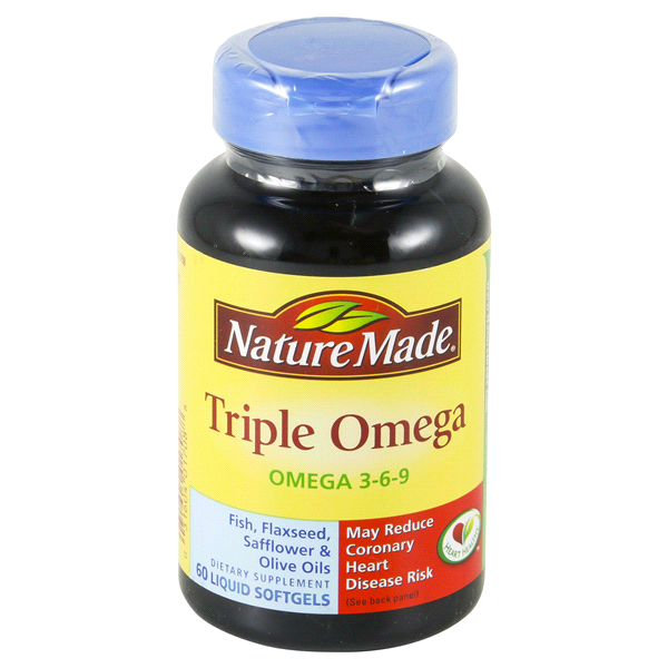 Nature Made Triple Omega 3-6-9 Dietary Supplement 60 ct | Shipt