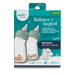 Evenflo Balance Plus Angled With Pacifier 2 ct; 5 oz | Shipt