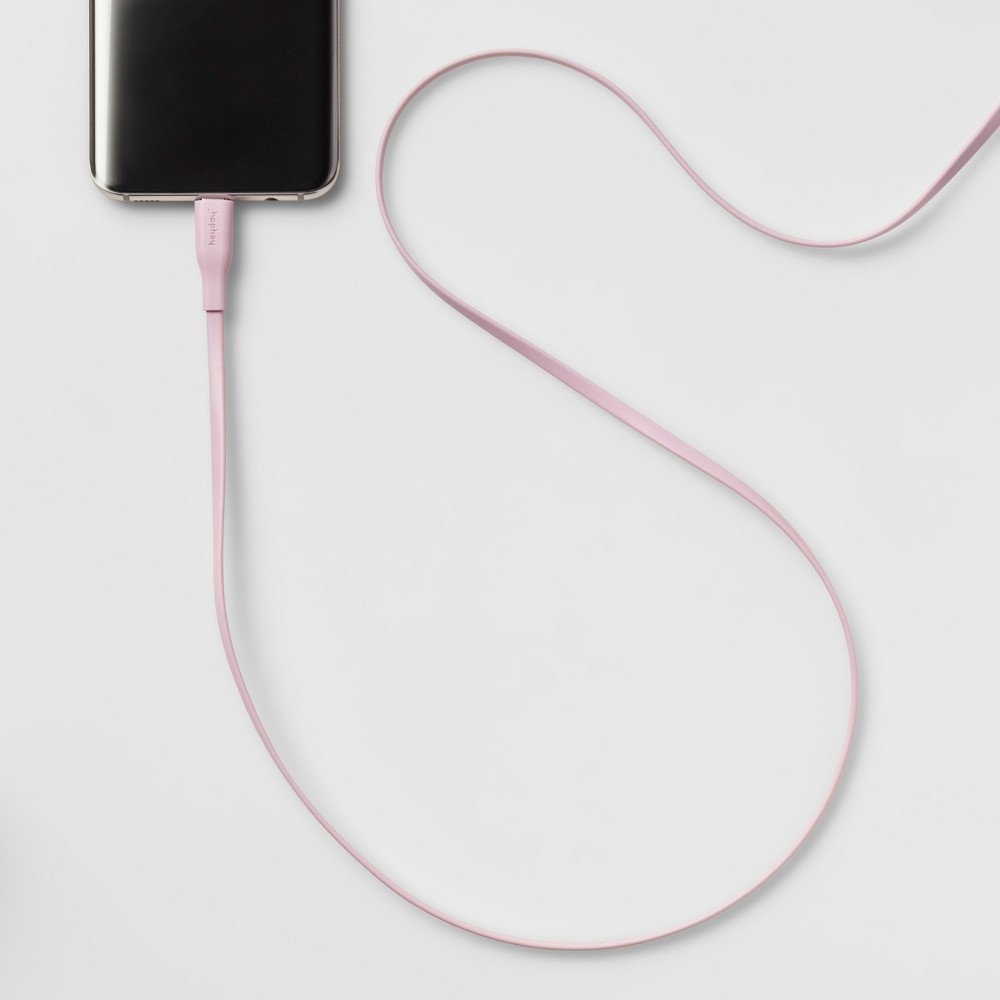 heyday USB-C to USB Flat TPU Cable - Pink 3 ft | Shipt