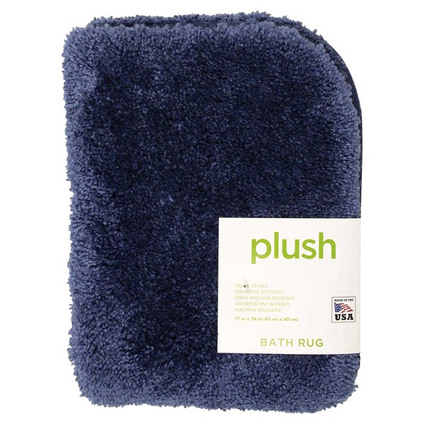 Mohawk Plush Bath Rug, 17 in x 24 in, Denim 17 x 24 | Shipt
