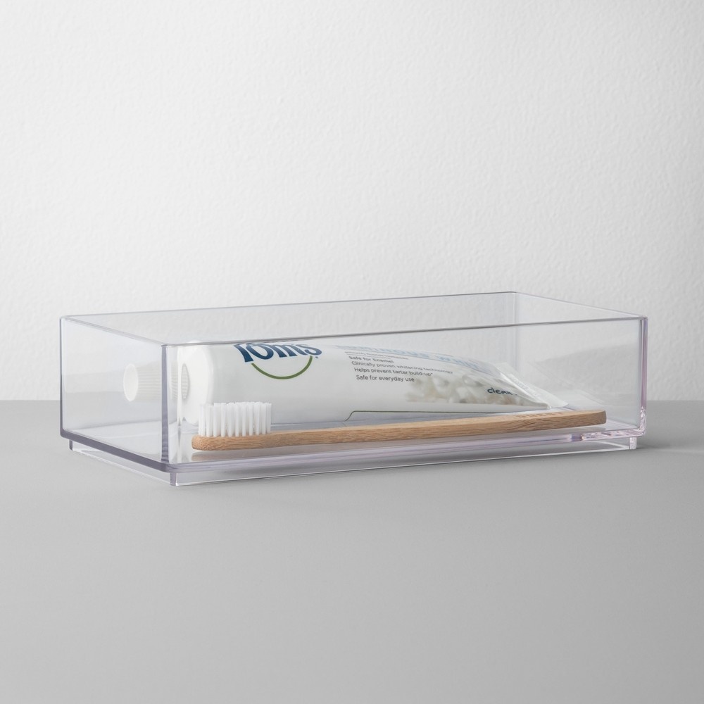 Small 8"X4"X2" Plastic Organizer Tray Clear - Made By Design 1 ct | Shipt
