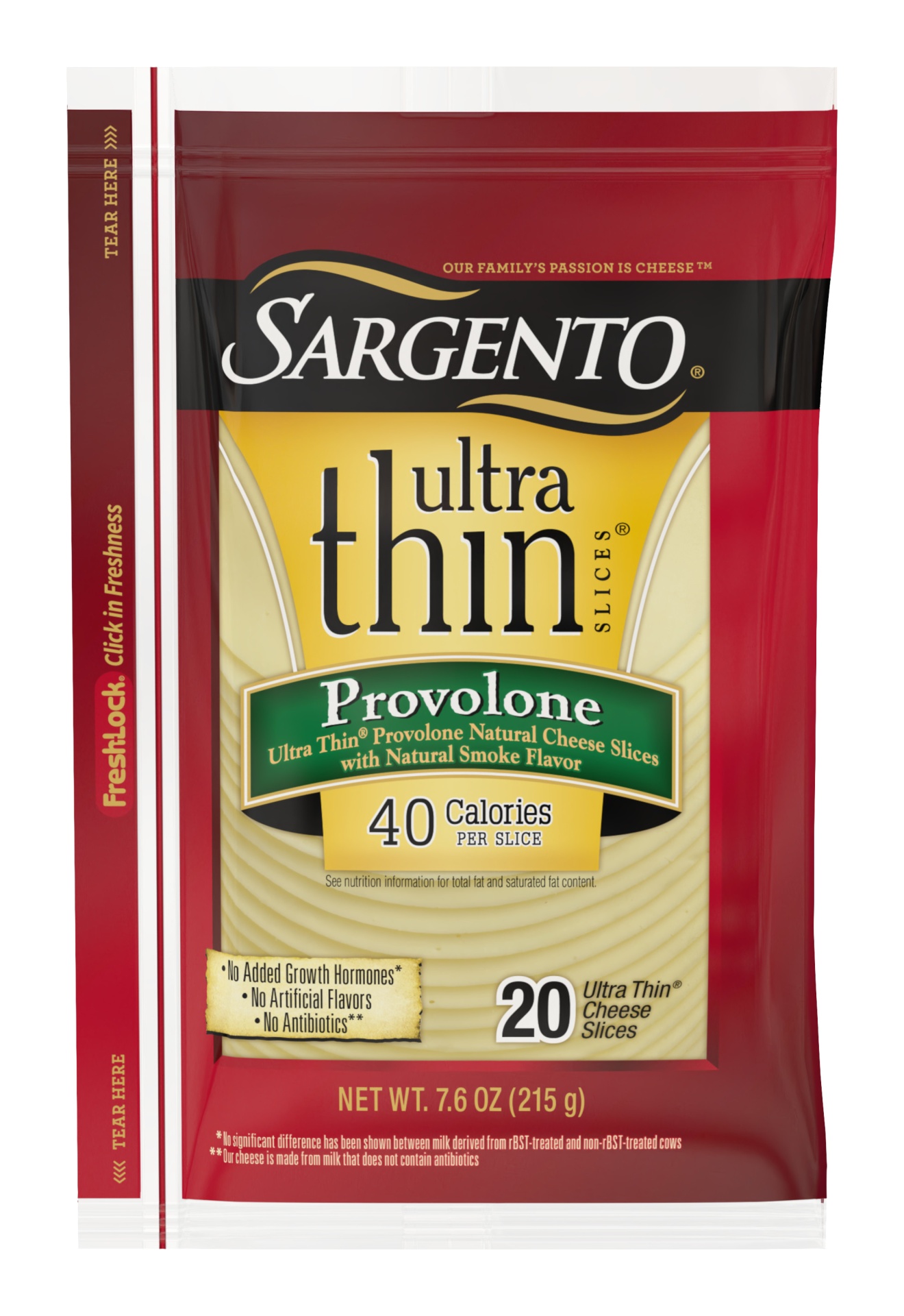 Sargento Ultra Thin Sliced Provolone Cheese 20 ct | Shipt