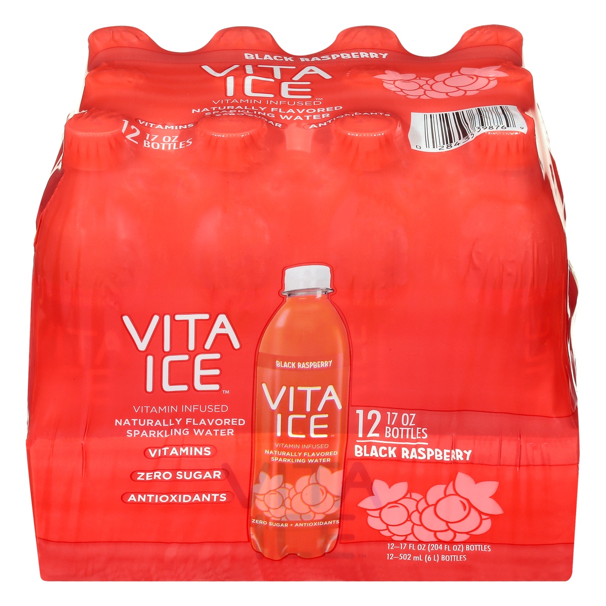 Vita Ice Sparkling Water, Black Raspberry, 12 Pack 12 ct | Shipt