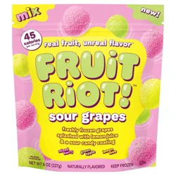 Fruit Riot! Fruit Riot 8 oz sour candy grapes mix 8 oz | shipt