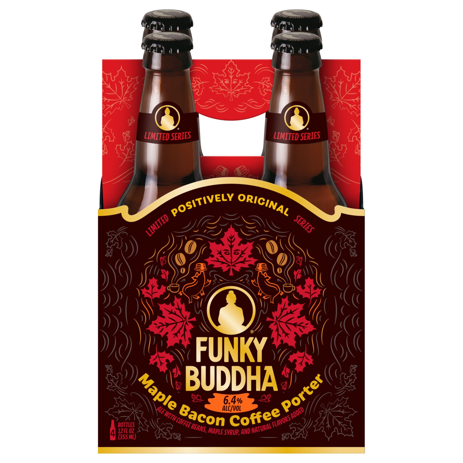 Funky Buddha Maple Bacon Coffee Porter Craft Beer Bottles 4 ct; 12 oz ...