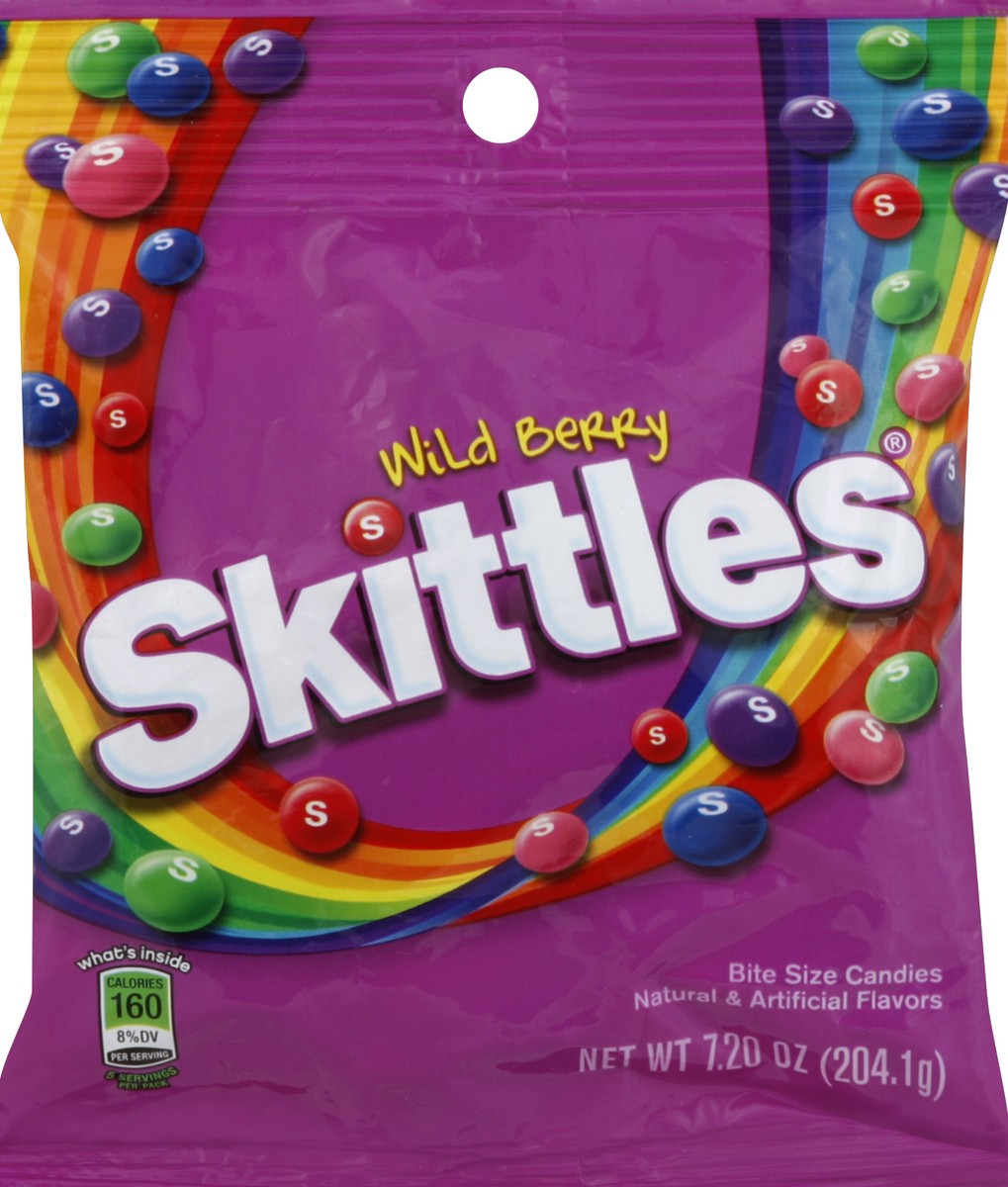 Skittles Bite Size Candies, Wild Berry 7.2 oz | Shipt