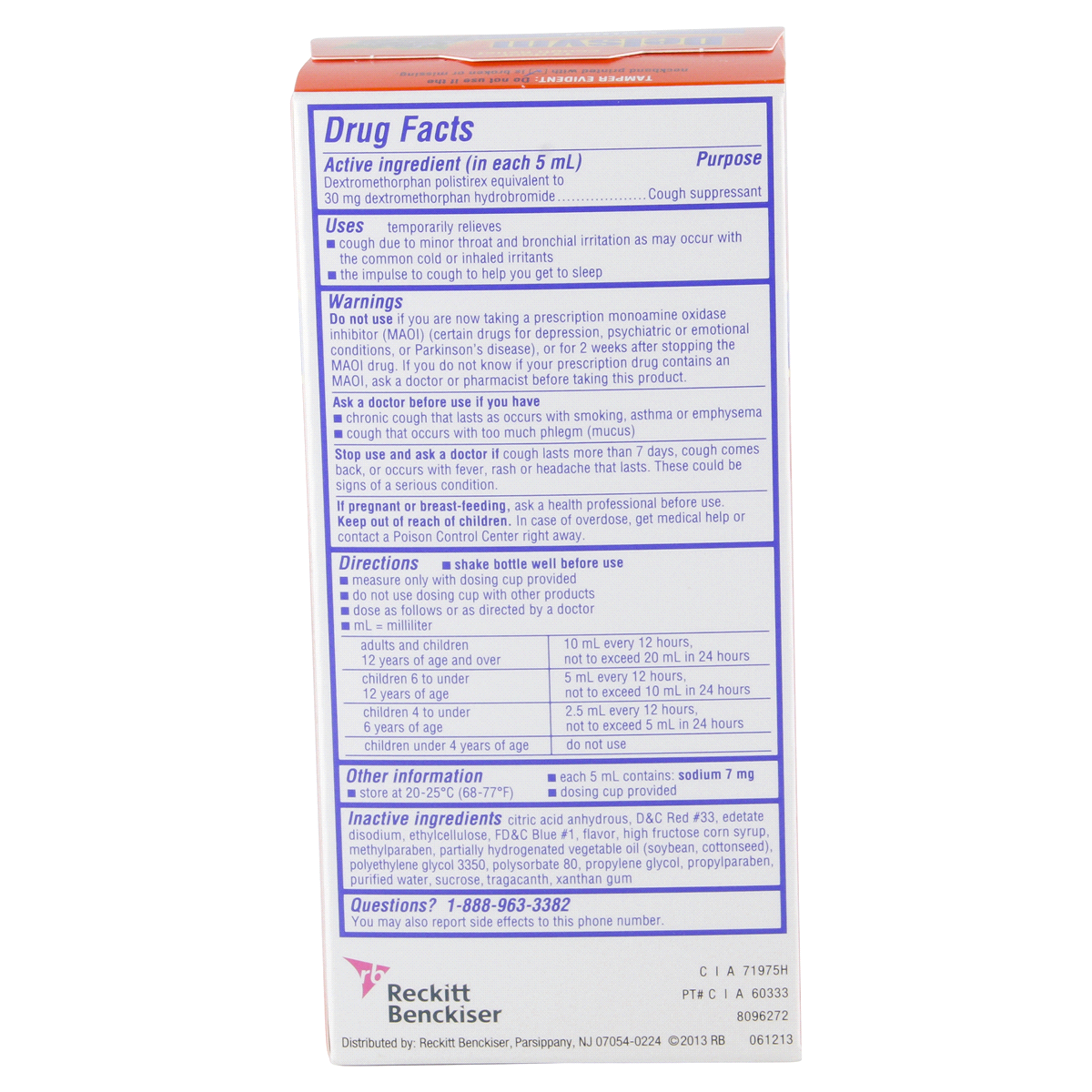 Delsym 12 Hour Grape Flavored Cough Relief Liquid 5 oz | Shipt