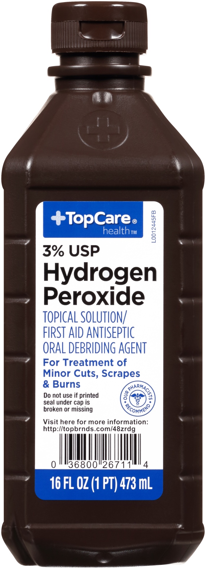 TopCare Hydrogen Peroxide 16 fl oz | Shipt