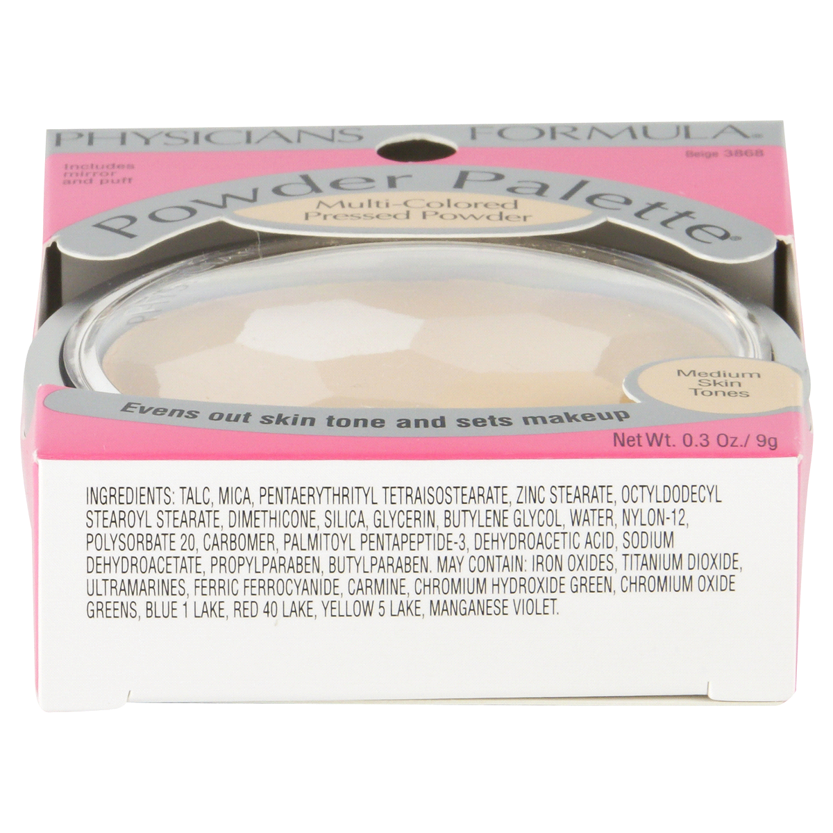 Physicians Formula Multi-Colored Pressed Powder, Beige 3868 9 gram | Shipt