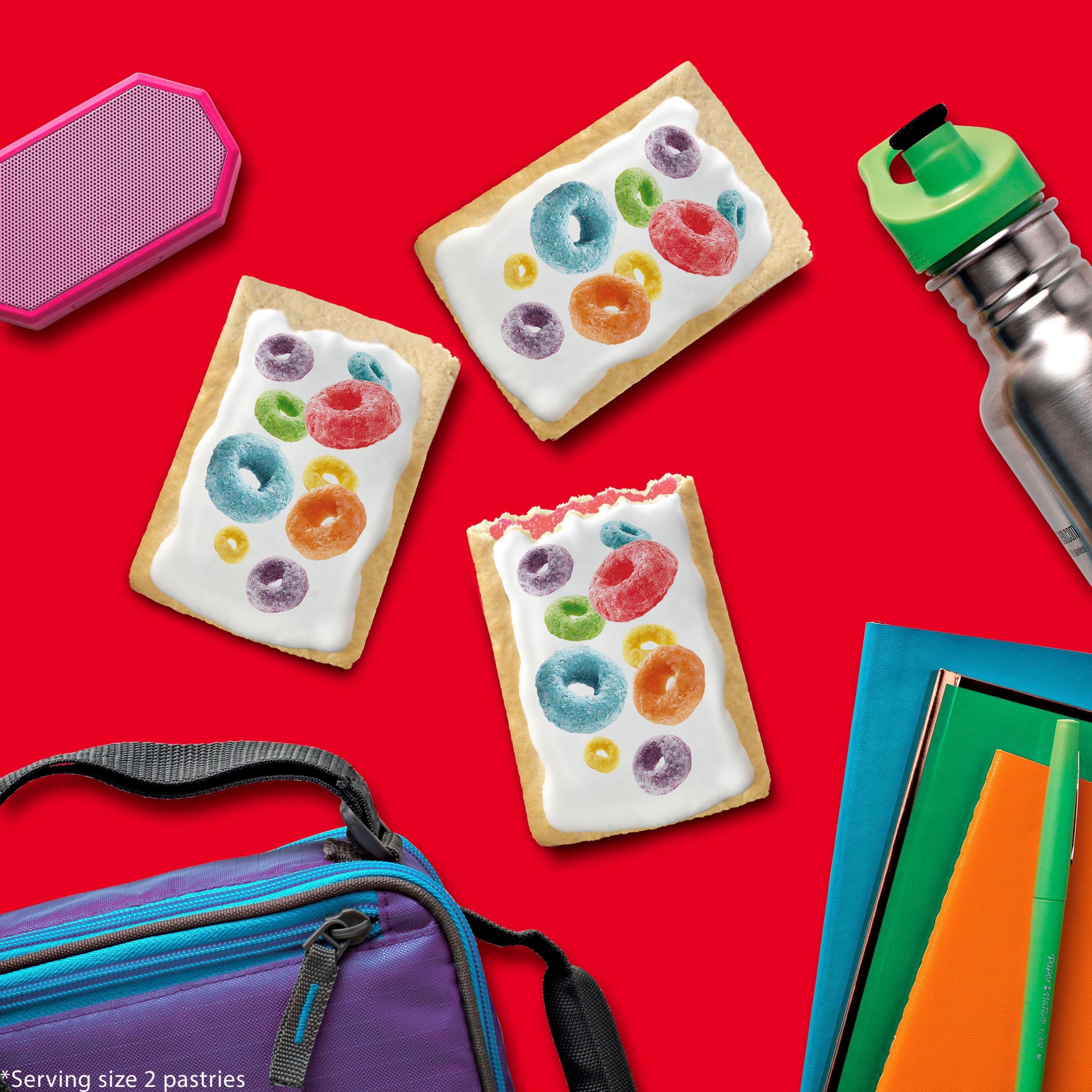 Kellogg's Pop-Tarts Toaster Pastries, Breakfast Foods, Frosted Froot ...