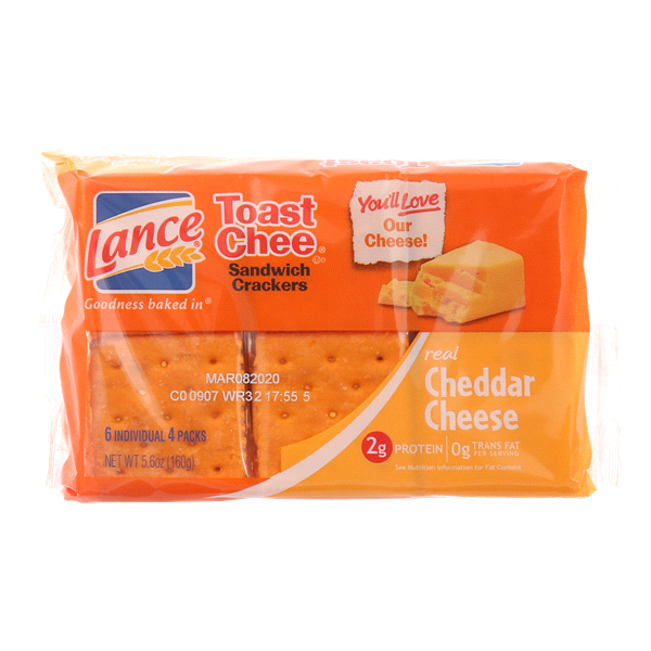 Lance Toast Chee Sandwich Crackers 6 ct; 5.6 oz | Shipt