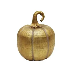 Gold Brushed Pumpkin Tabletop Decor By Ashland 8.5 in | shipt