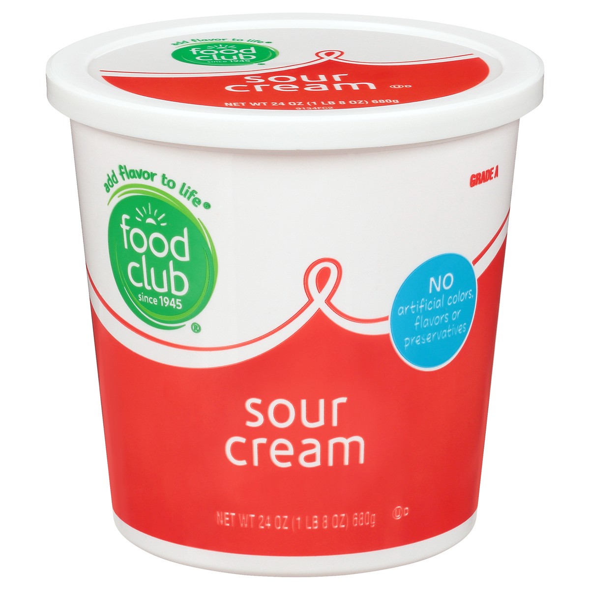 Food Club Sour Cream 24 oz | Shipt