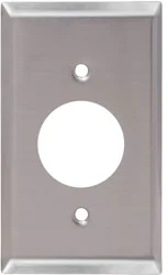 Utilitech 1 -Gang Standard Size Stainless steel Stainless steel Indoor ...