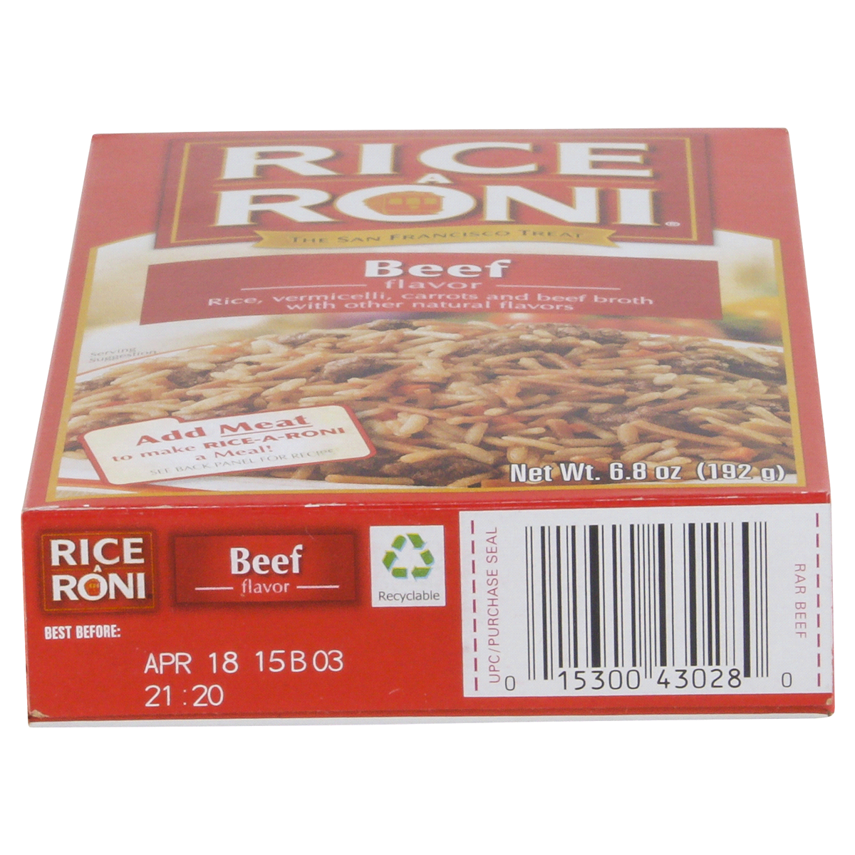 Rice A Roni Rice Vermicelli Beef Flavor 6.8 Oz 6.8 oz | Shipt