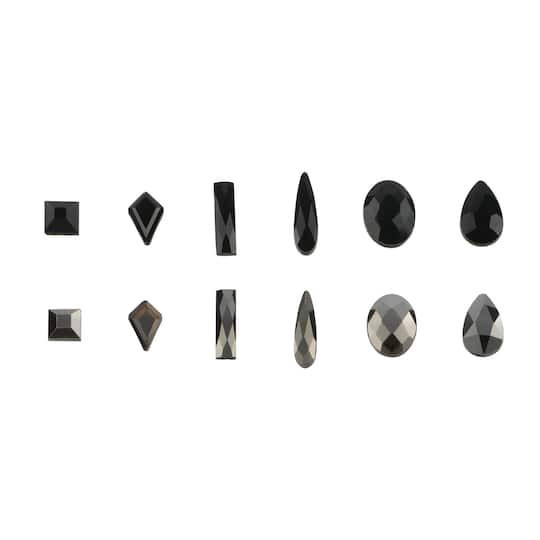 Jewel Shapes Glass Flatback Rhinestones By Bead Landing 4 mm - 10 mm ...