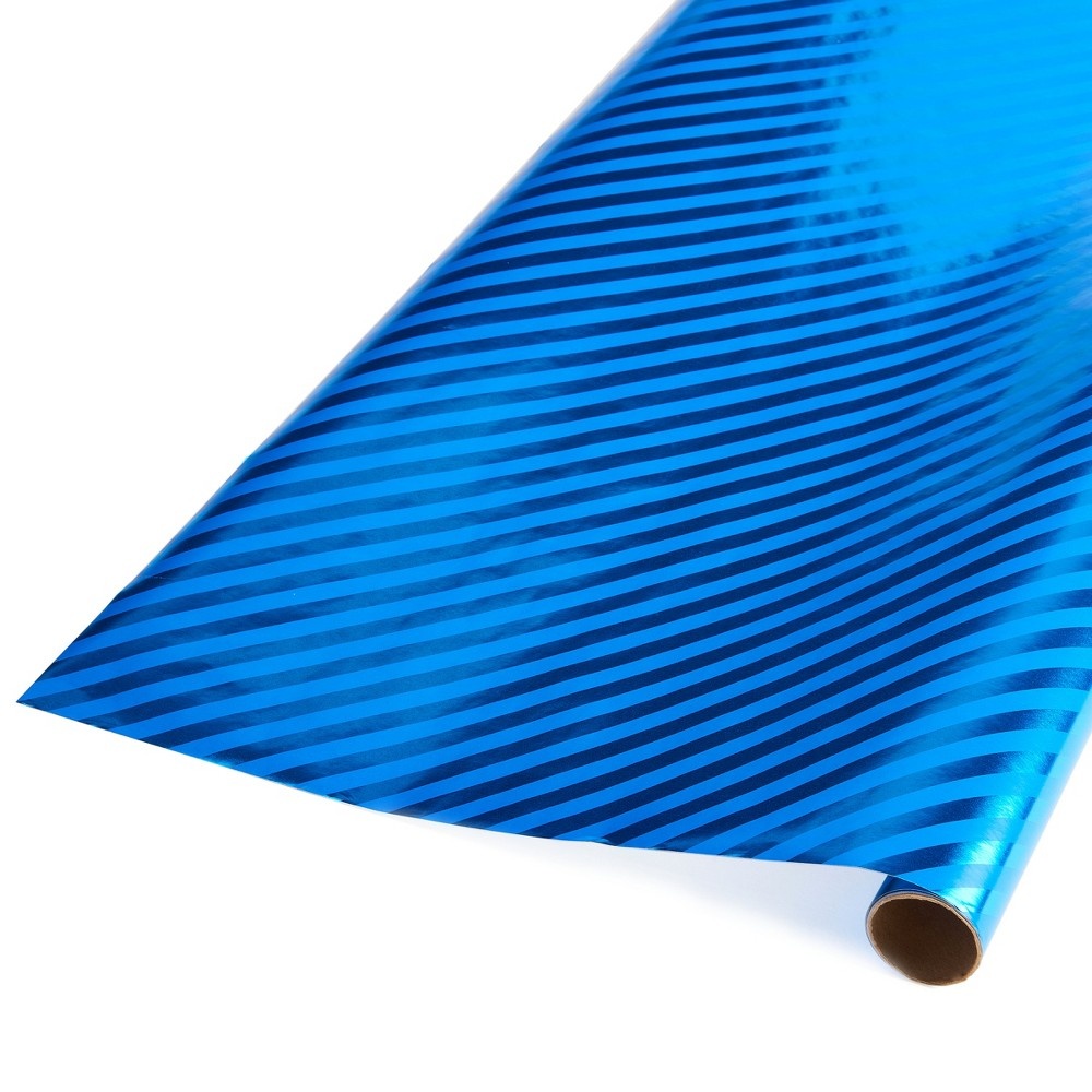 Spritz Blue Foil Roll Wrap 1 ct | Shipt