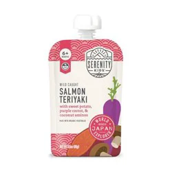 Serenity Kids Salmon Teriyaki with Organic Vegetables Pouch, 3.5oz 3.5 oz | shipt