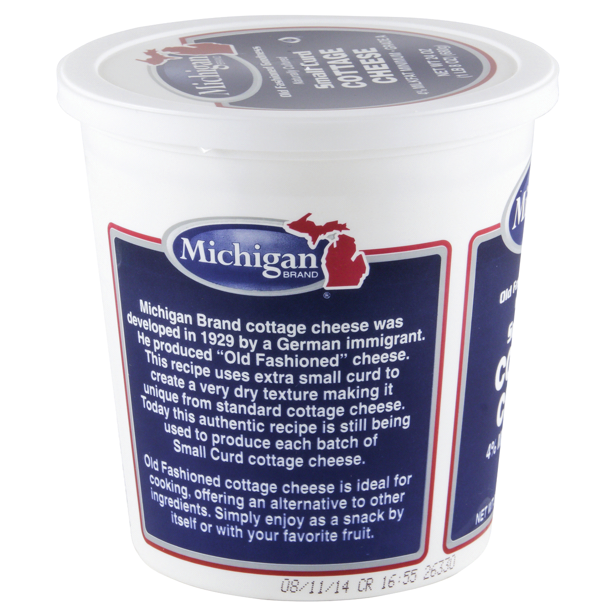 Michigan Brand 4% Milkfat Small Curd Cottage Cheese 24 oz | Shipt