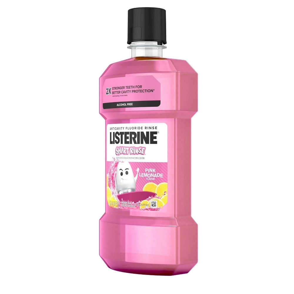 Listerine Smart Rinse Mouthwash, Pink Lemonade 16.9 fl oz | Shipt