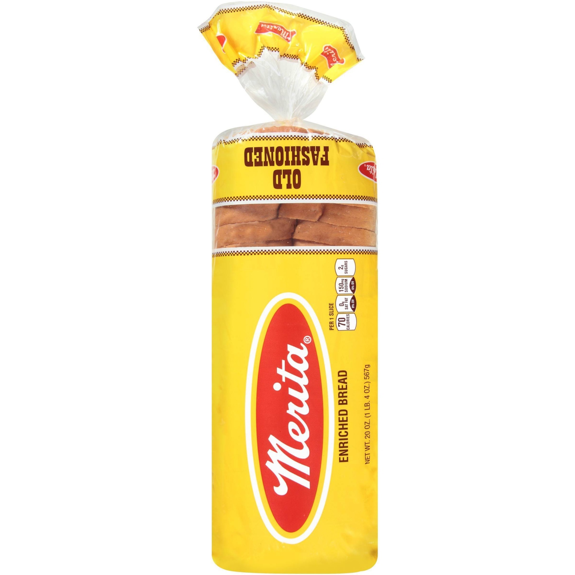 Merita Old Fashion White Sliced Bread 20 oz | Shipt