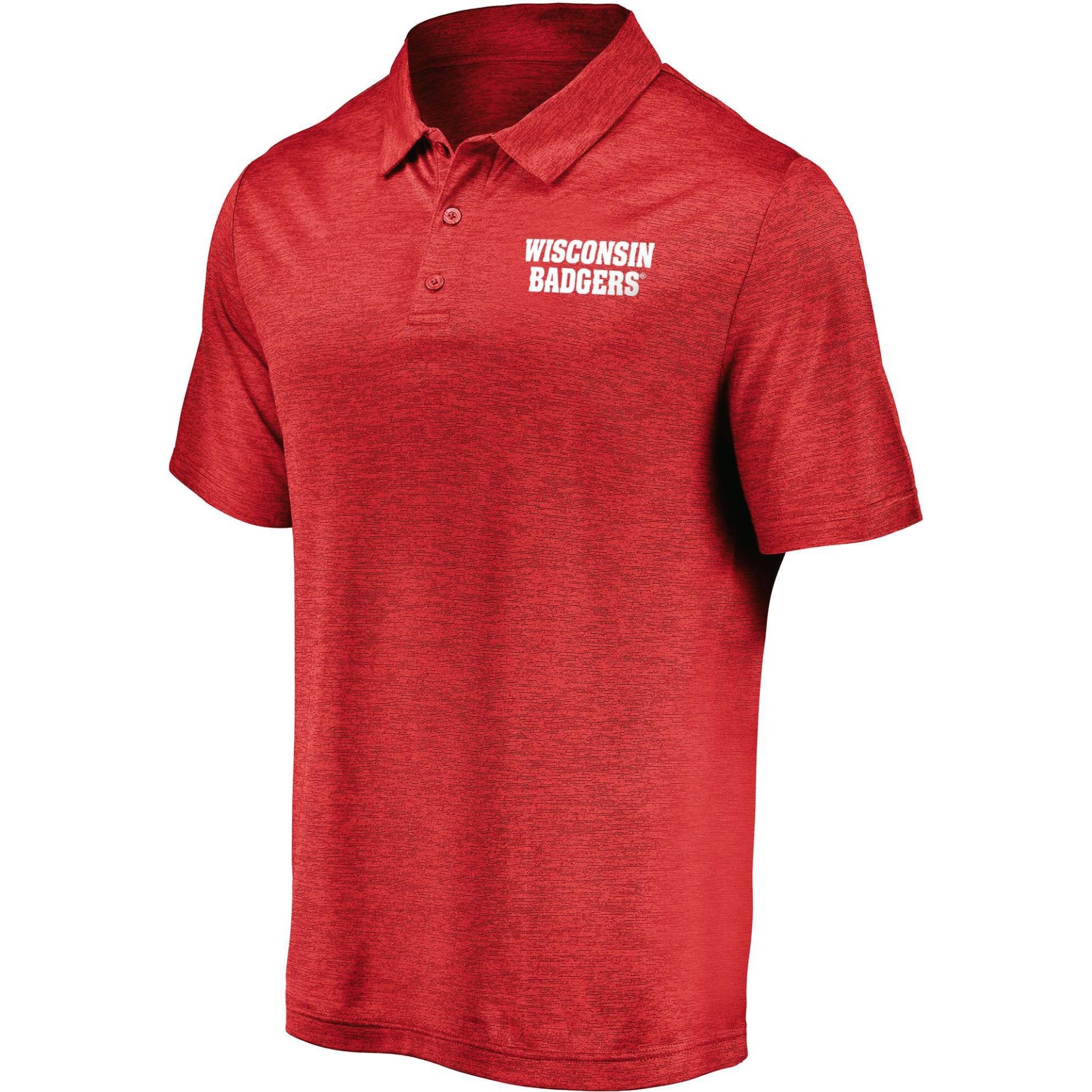 NCAA Wisconsin Badgers Men's Polo Shirt - XL 1 ct | Shipt