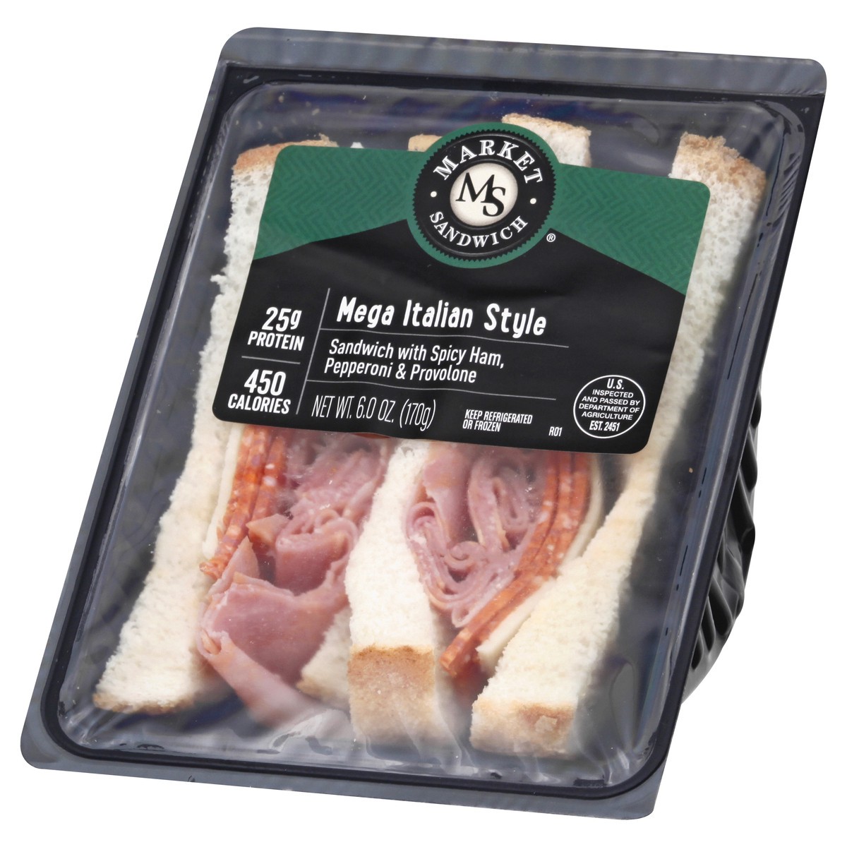 Market Sandwich Sandwich, Mega Italian Style 6 oz | Shipt