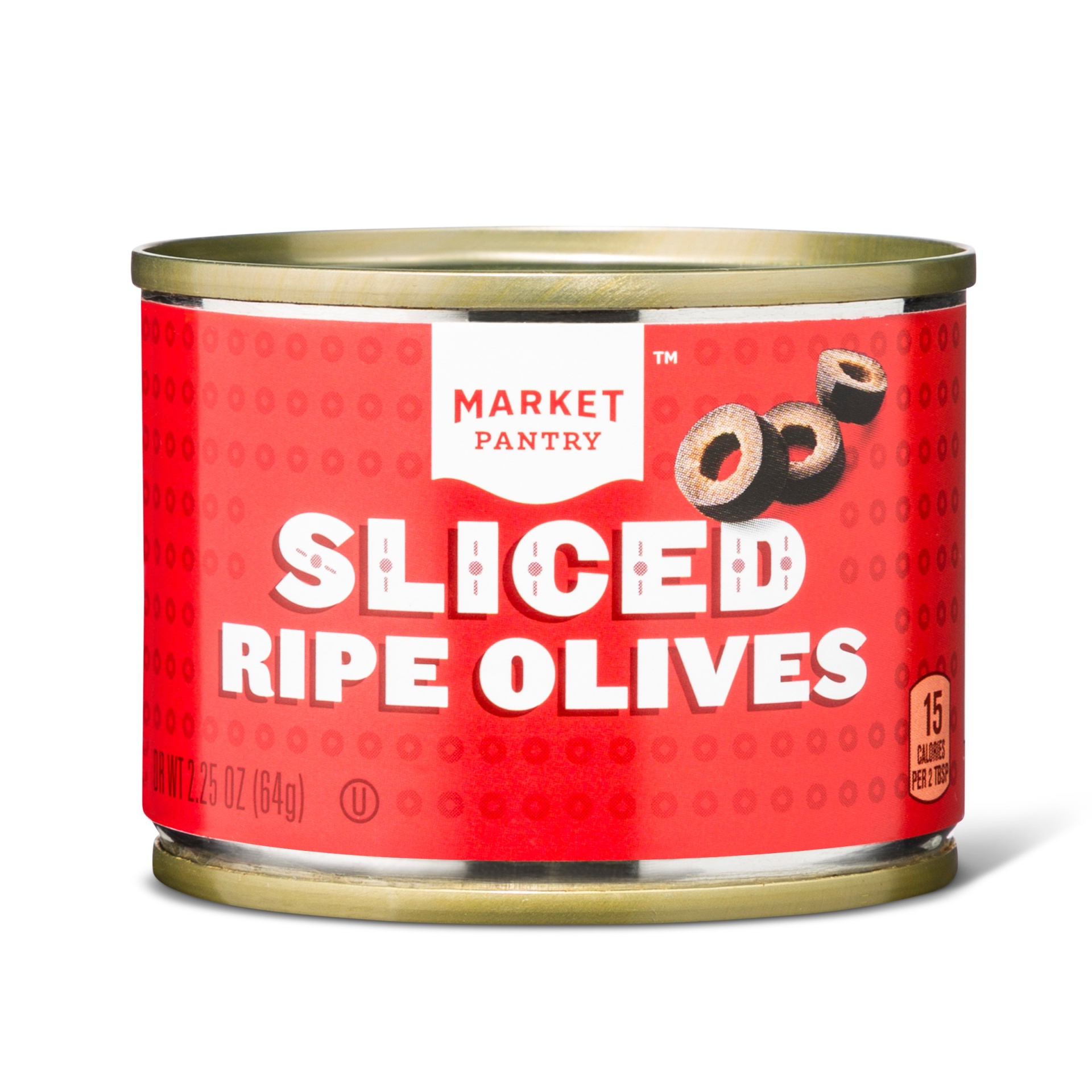 Sliced Ripe Black Olives - Market Pantry 2.25 oz | shipt