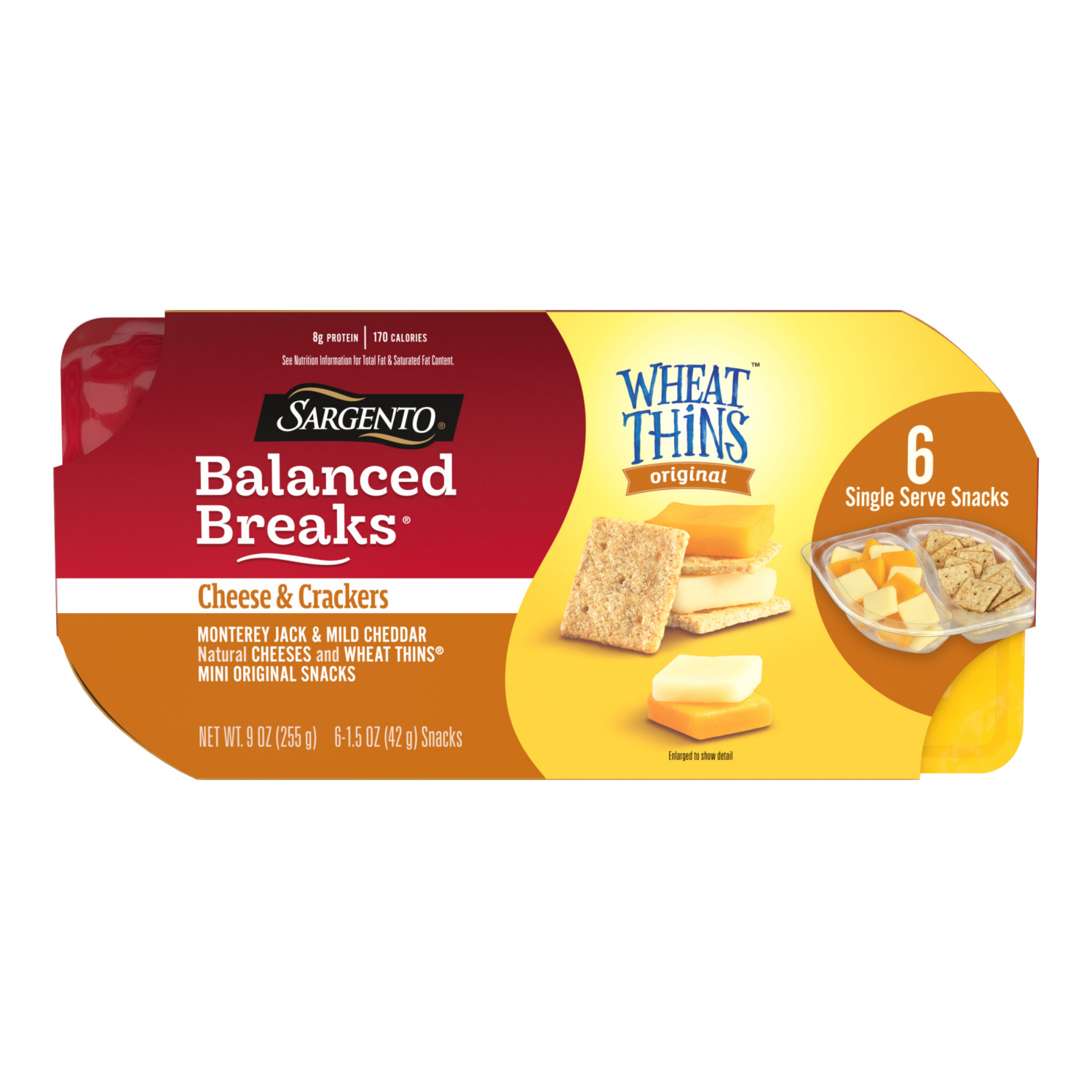 Sargento Balanced Breaks Cheese & Crackers, Natural Monterey Jack ...