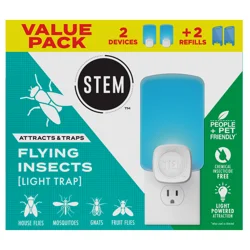 Stem Light Trap, Attracts And Traps Flying Insects, Emits Soft Blue ...