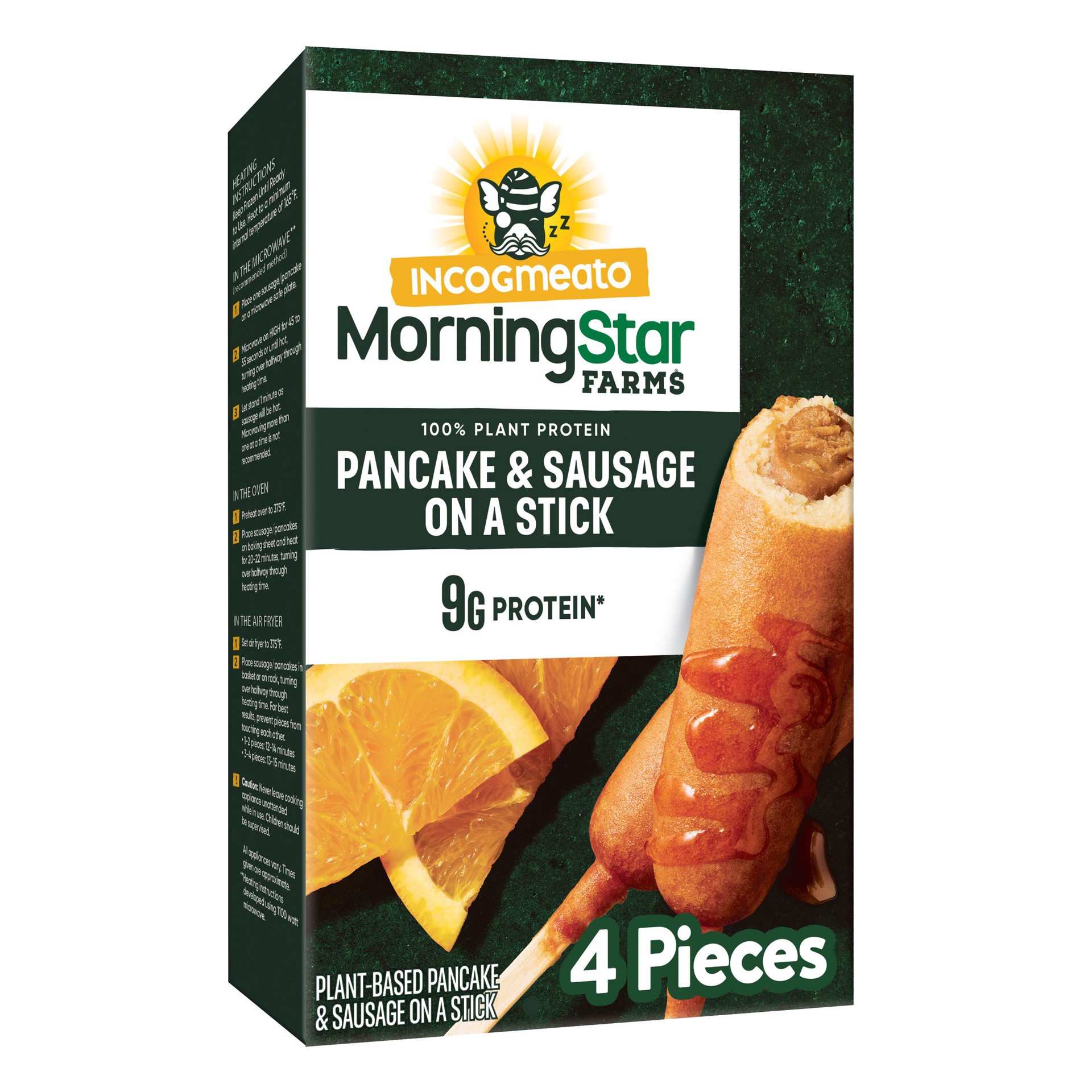 MorningStar Farms Incogmeato Original Pancake & Meatless Sausage on a ...
