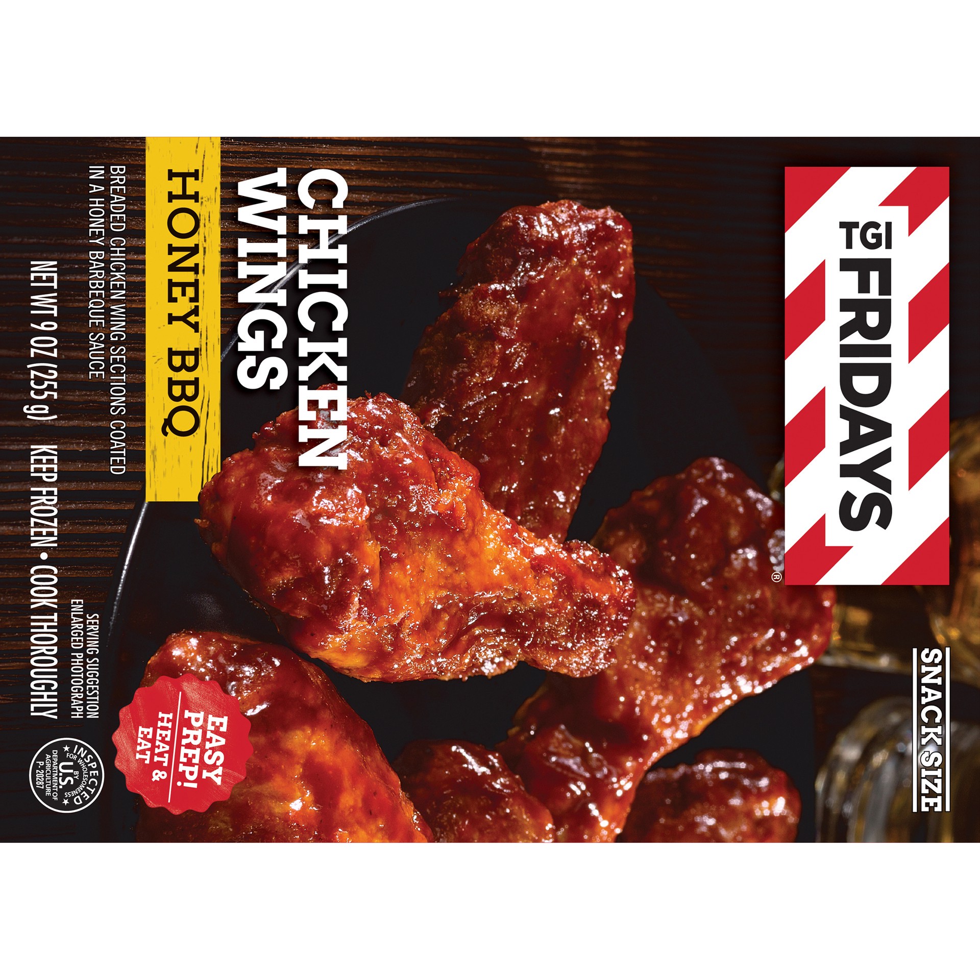 T.G.I. Friday's TGI Fridays Honey BBQ Bone-In Chicken Wings Frozen ... T.G.I. Friday's TGI Fridays Honey BBQ Bone-In Chicken Wings Frozen ...