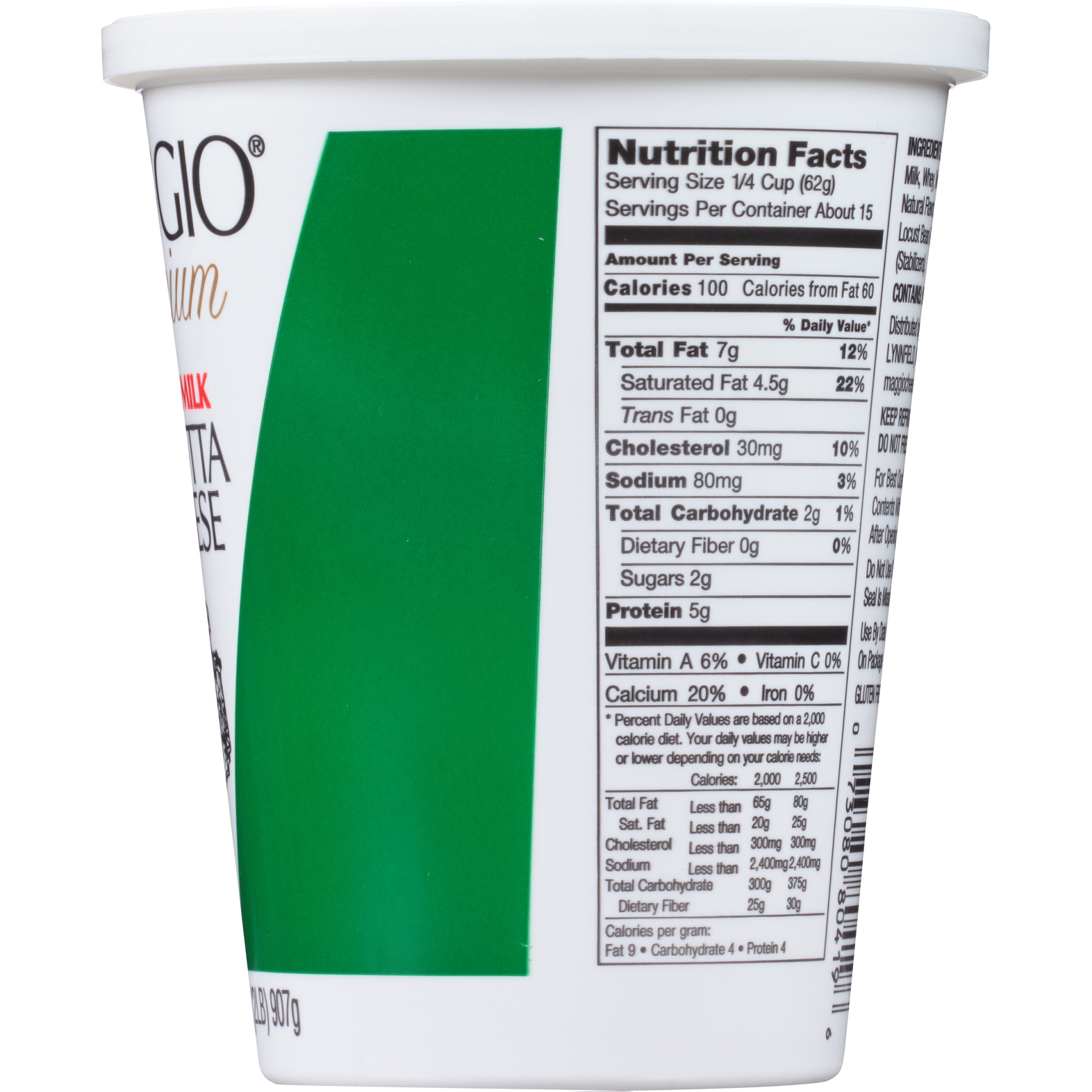 Maggio Whole Milk Ricotta Cheese 32 oz | Shipt