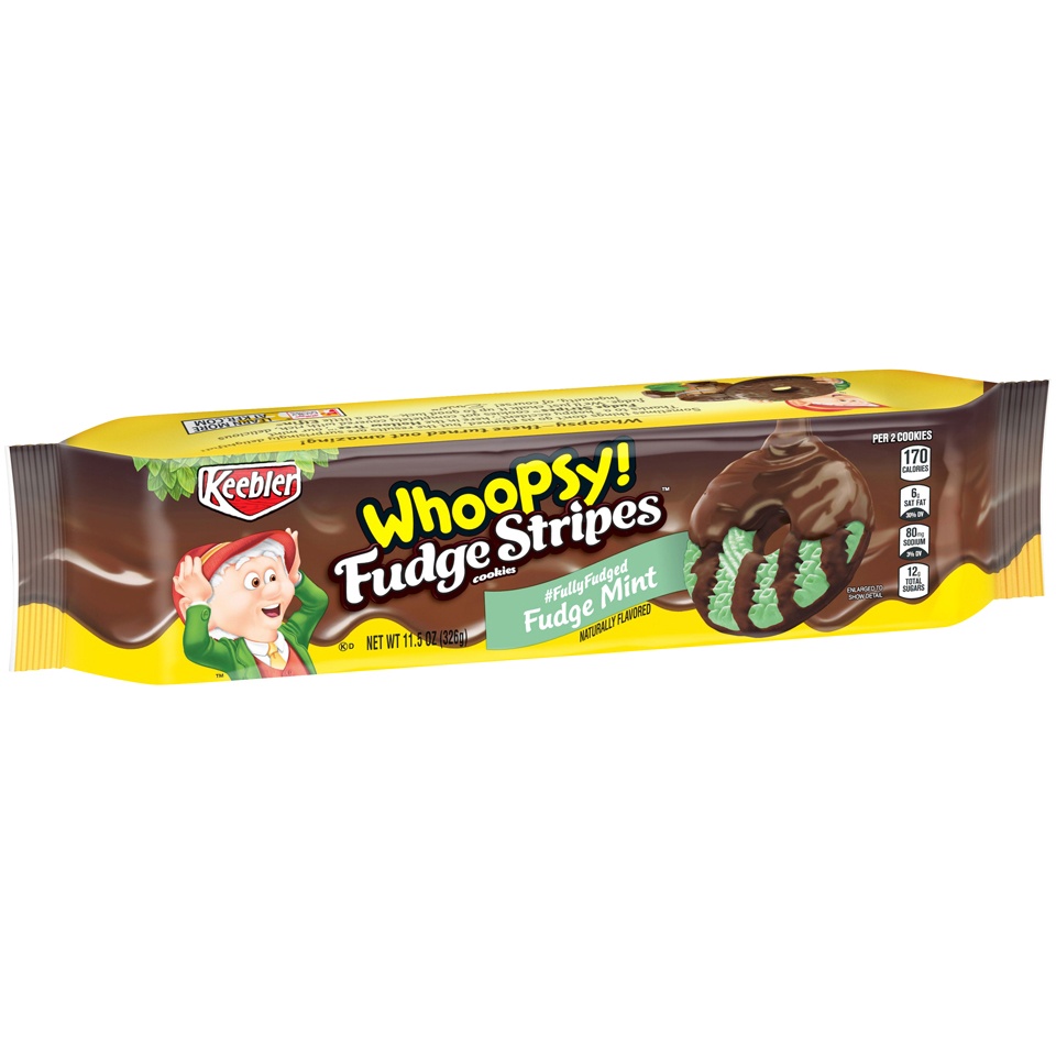 Keebler Whoopsy Fudge Stripes Fudge Mint 11.5 oz | Shipt