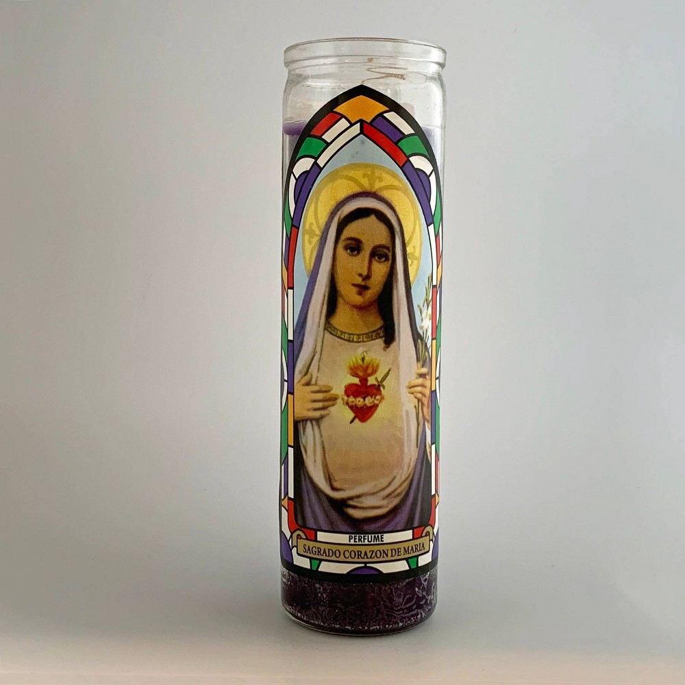 Jar Candle Sagrado Corazon De Maria Mauve - Continental Candle 1 ct | Shipt