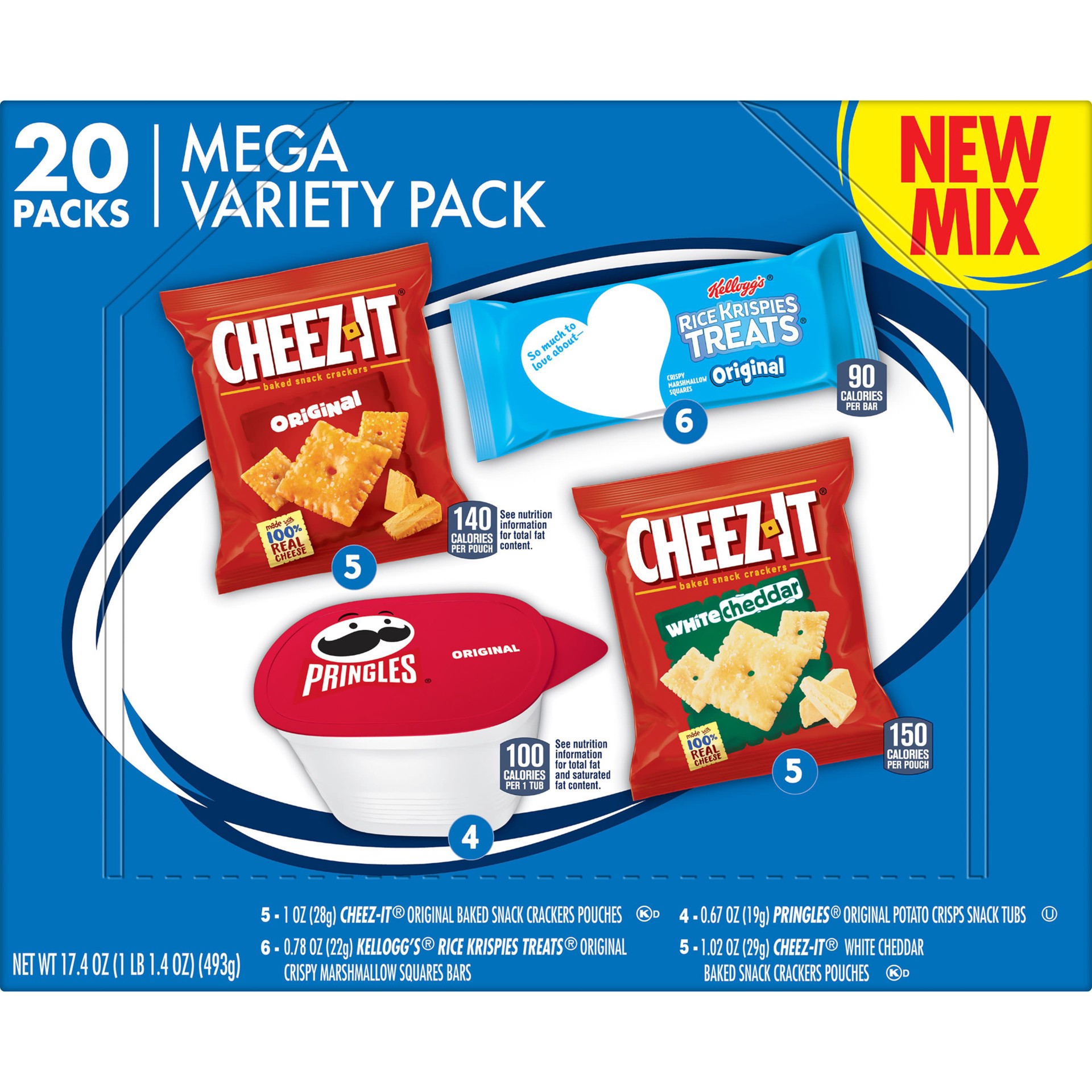 Kellogg's Snacks, Great for On-the-Go, Variety Pack 17.4 oz | Shipt