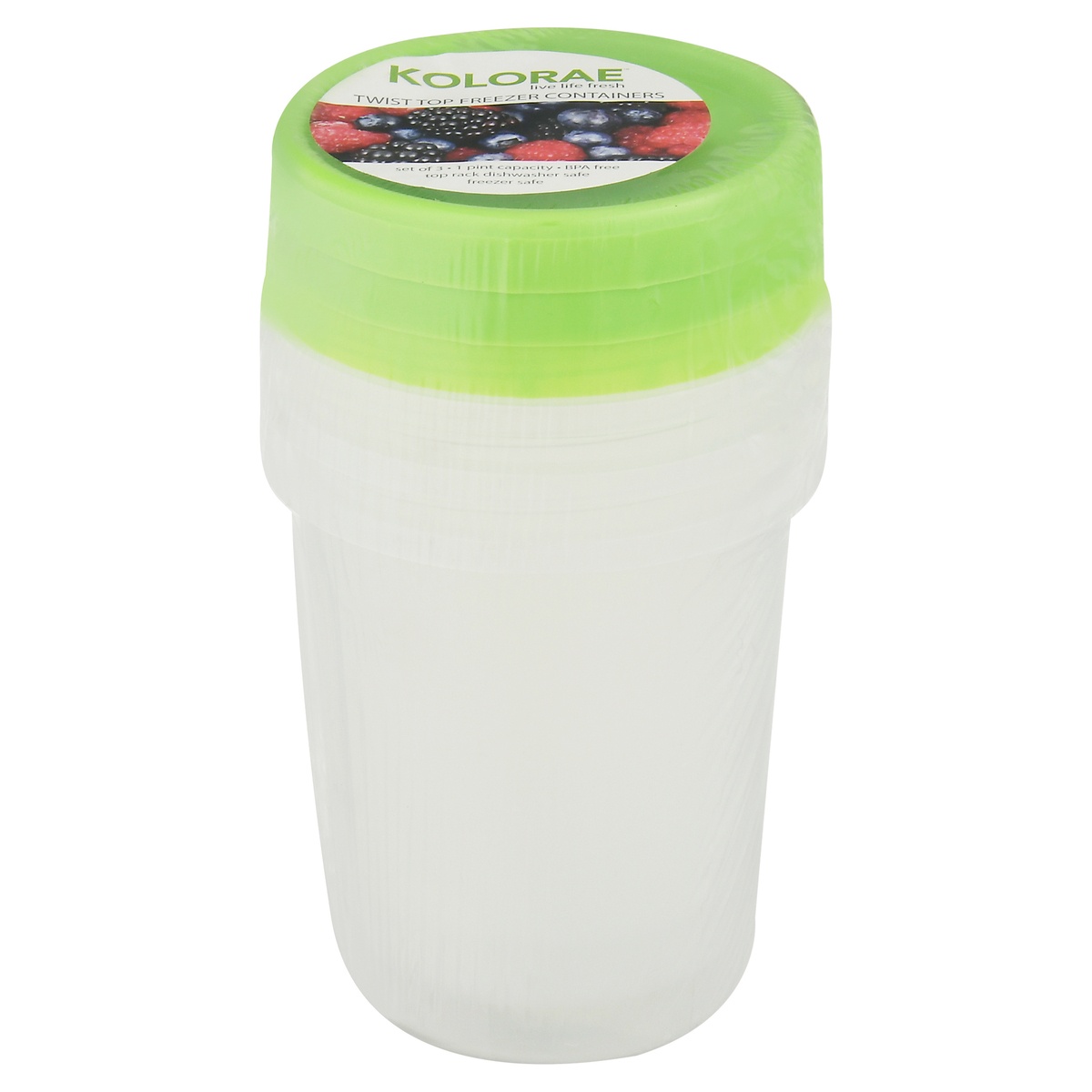 Kolorae Twist Top Freezer Containers 3 1 ea 1 ct | Shipt
