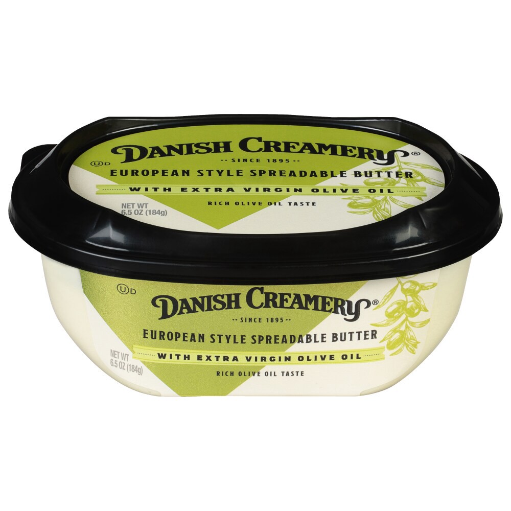 Danish Creamery European Spreadable Butter with Extra Virgin Olive Oil ...