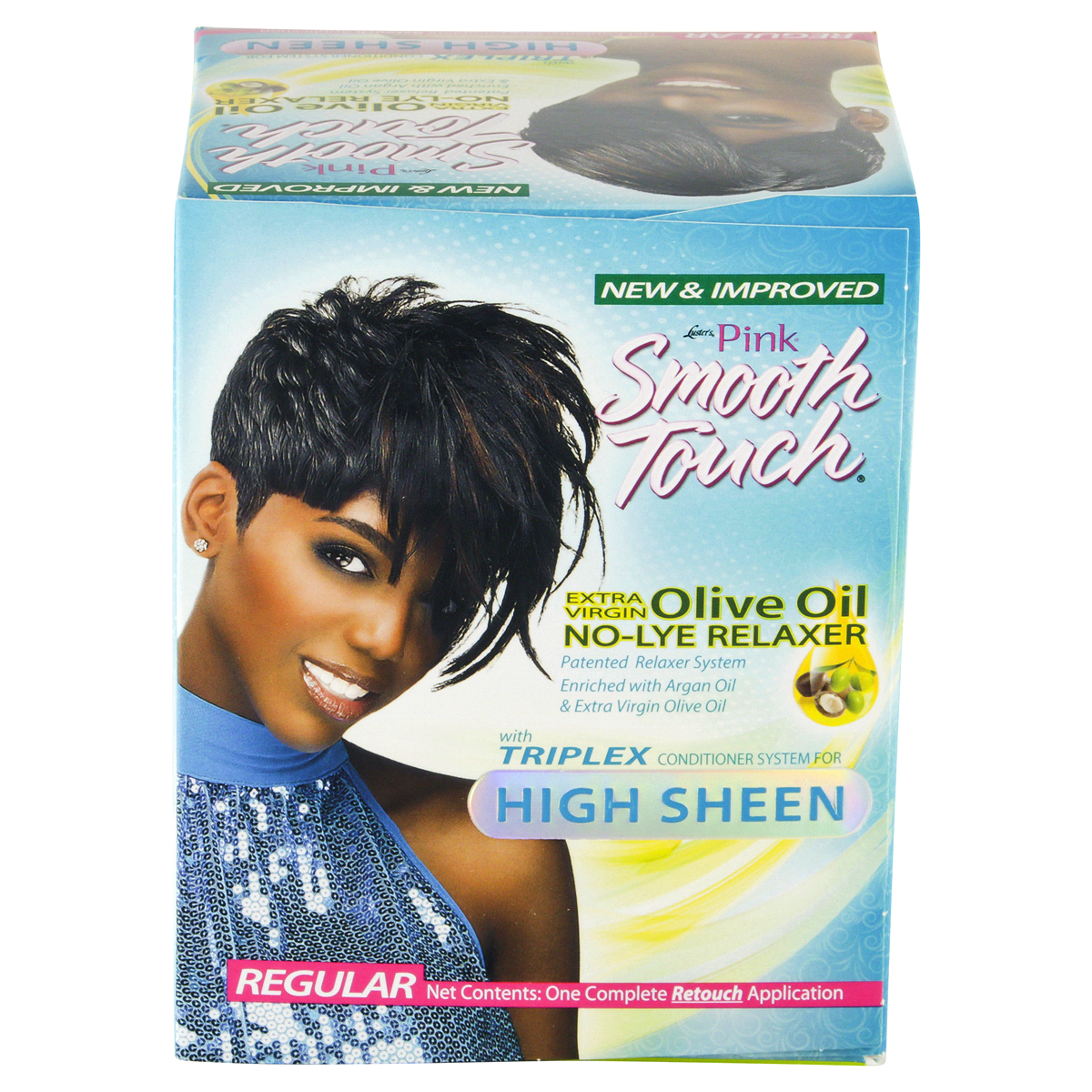 Luster's Pink Smooth Touch Extra Virgin Olive Oil No-Lye Relaxer 1 ct ...