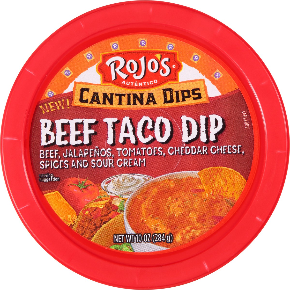 Rojo's Taco Dip, Beef, Mild, Cantina 10 oz | Shipt