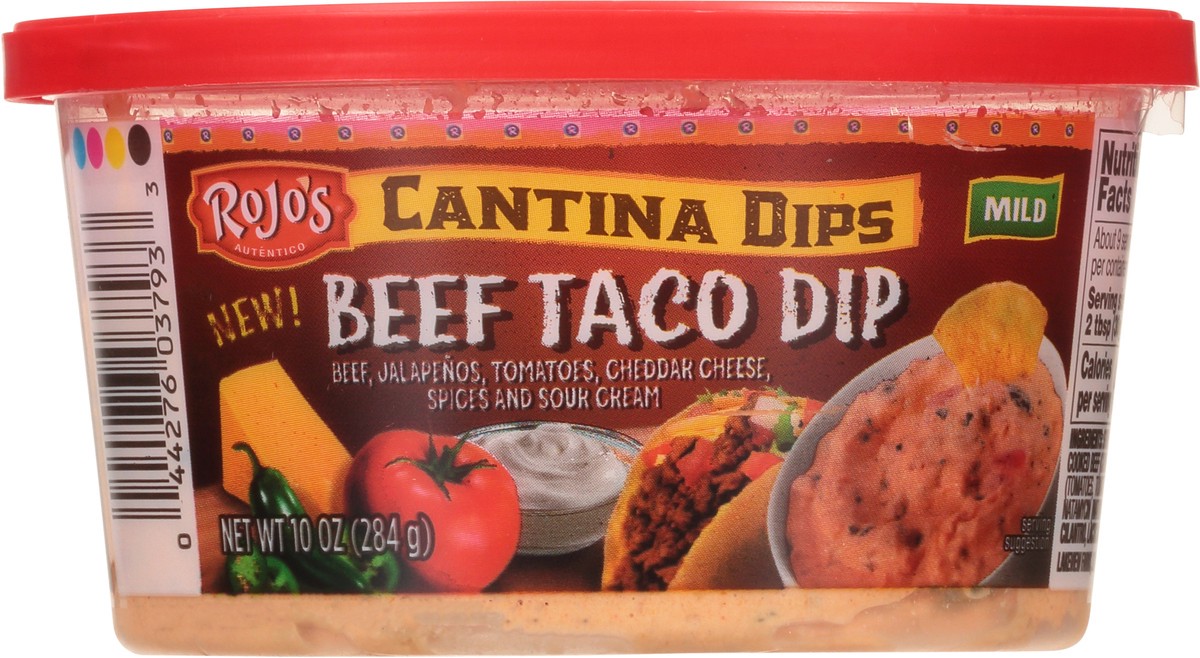 Rojo's Taco Dip, Beef, Mild, Cantina 10 oz | Shipt